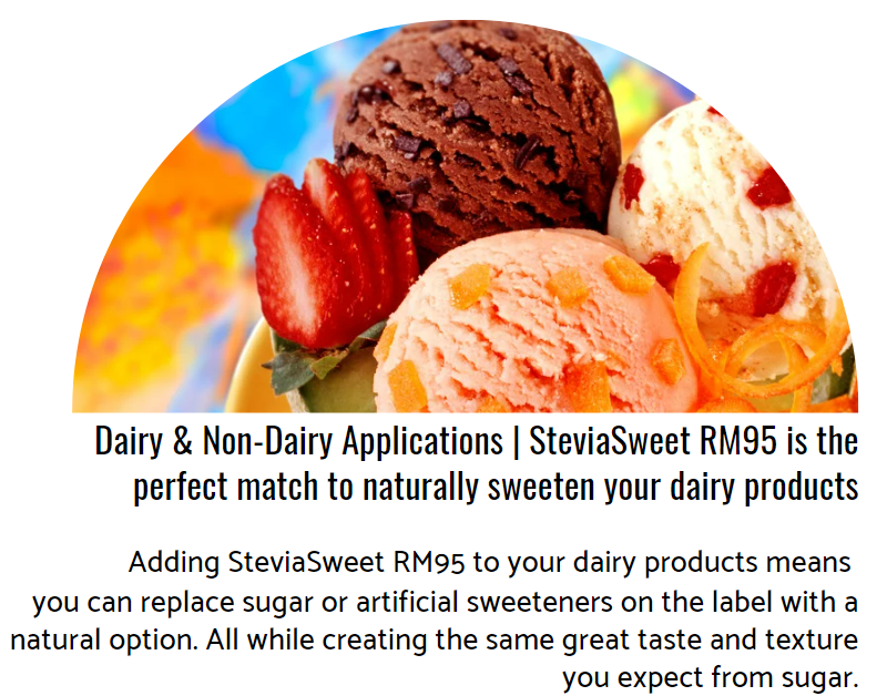 Introducing SteviaSweet RM95 Our US-Based Reb M! - Icon Foods