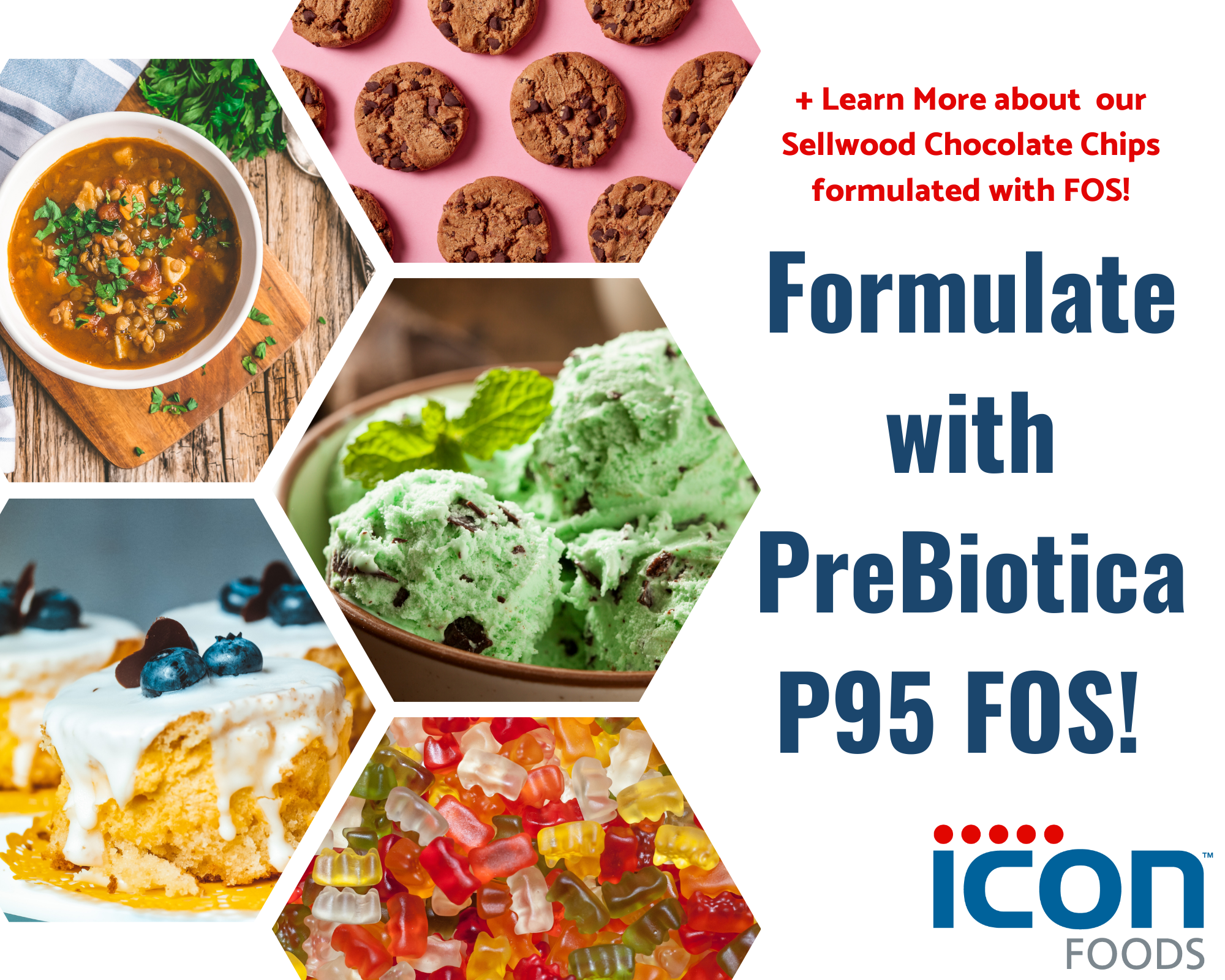Formulate with PreBiotica P95 FOS! - Icon Foods