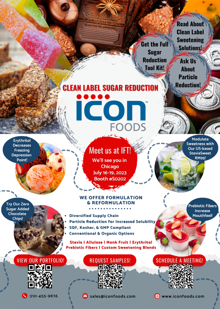 Meet Us At IFT in Chicago! - Icon Foods