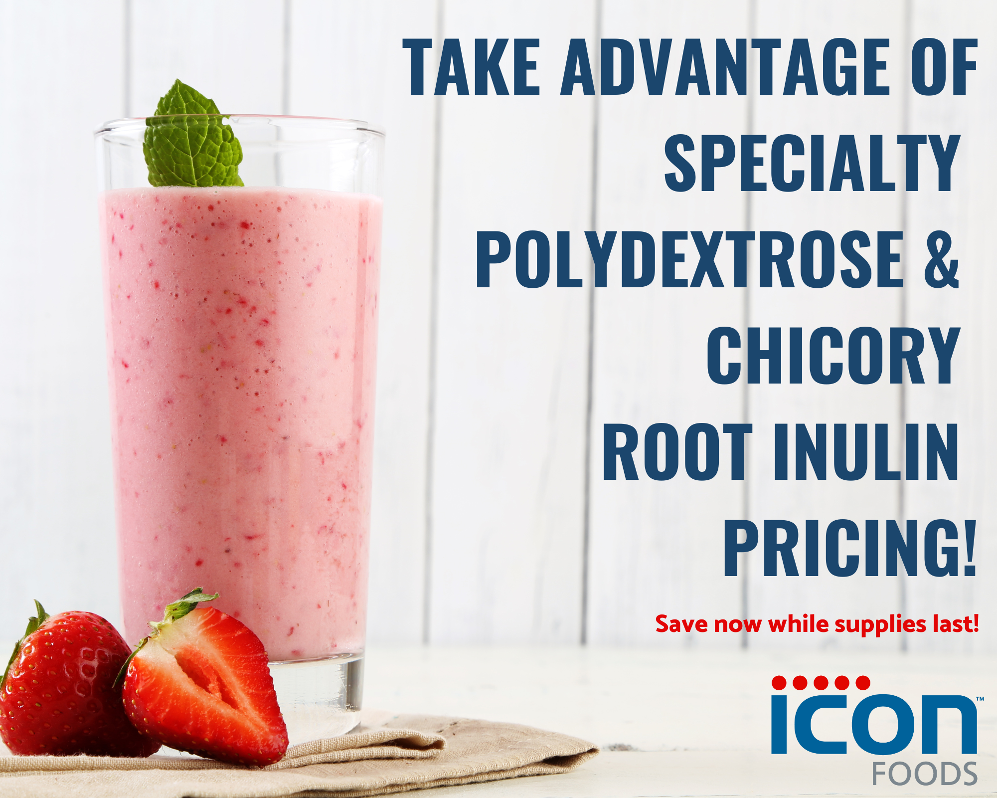 Take advantage of specialty polydextrose & chicory root inulin pricing ...