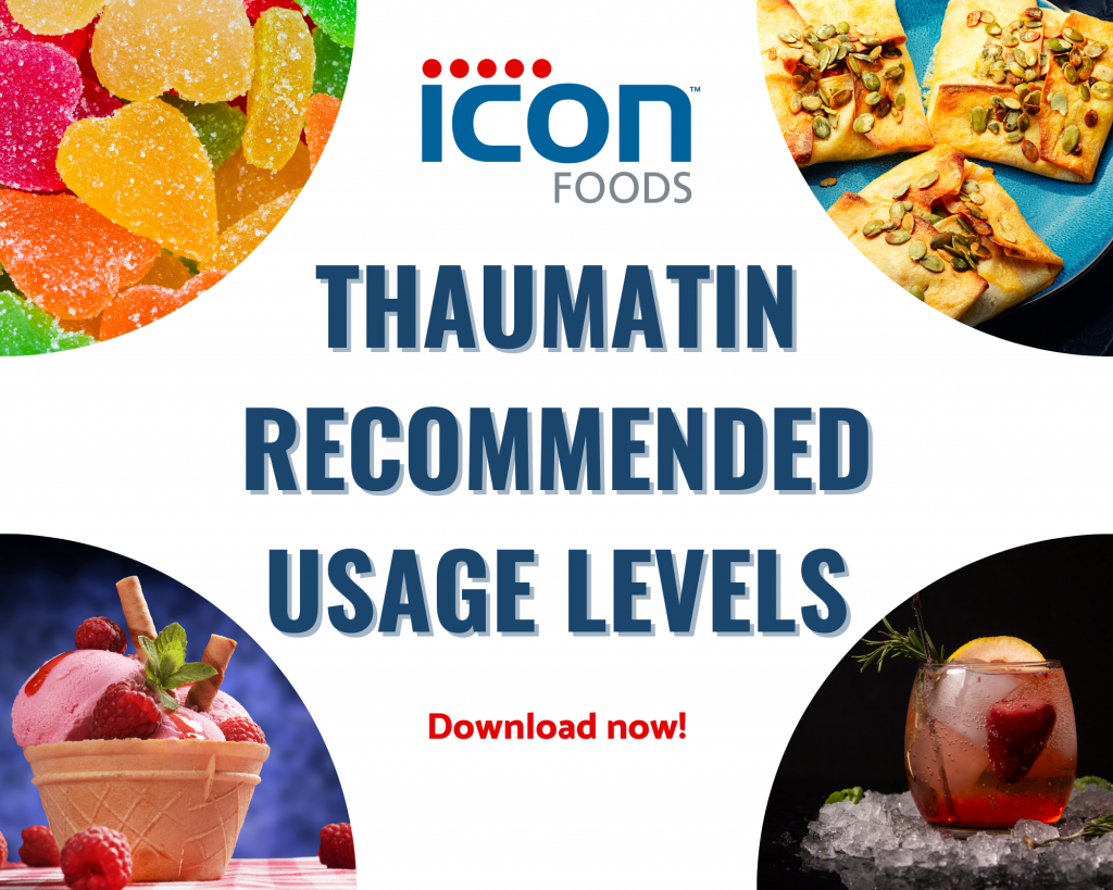 Thaumatin maximum recommended usage levels! - Icon Foods