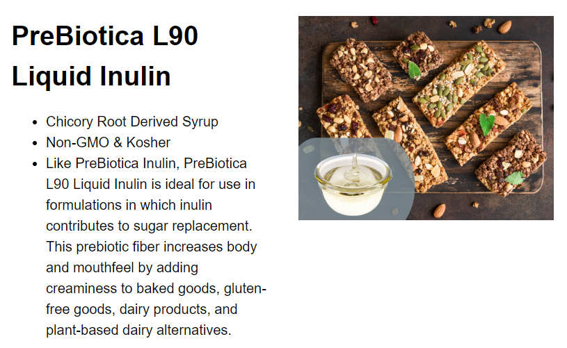 Take advantage of specialty polydextrose & chicory root inulin pricing ...