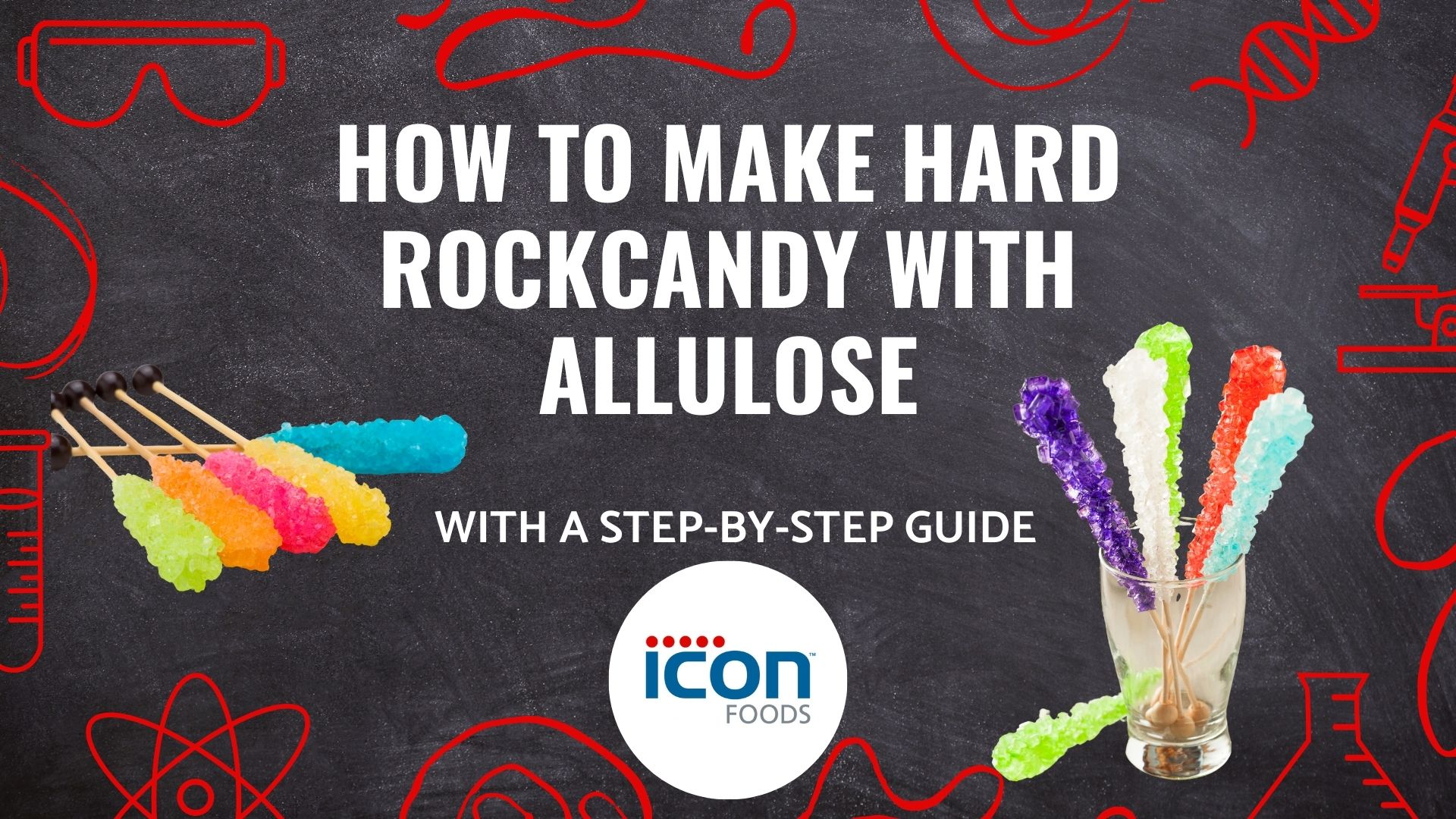 Celebrate National Candy Day with Allulose Rock Candy! - Icon Foods