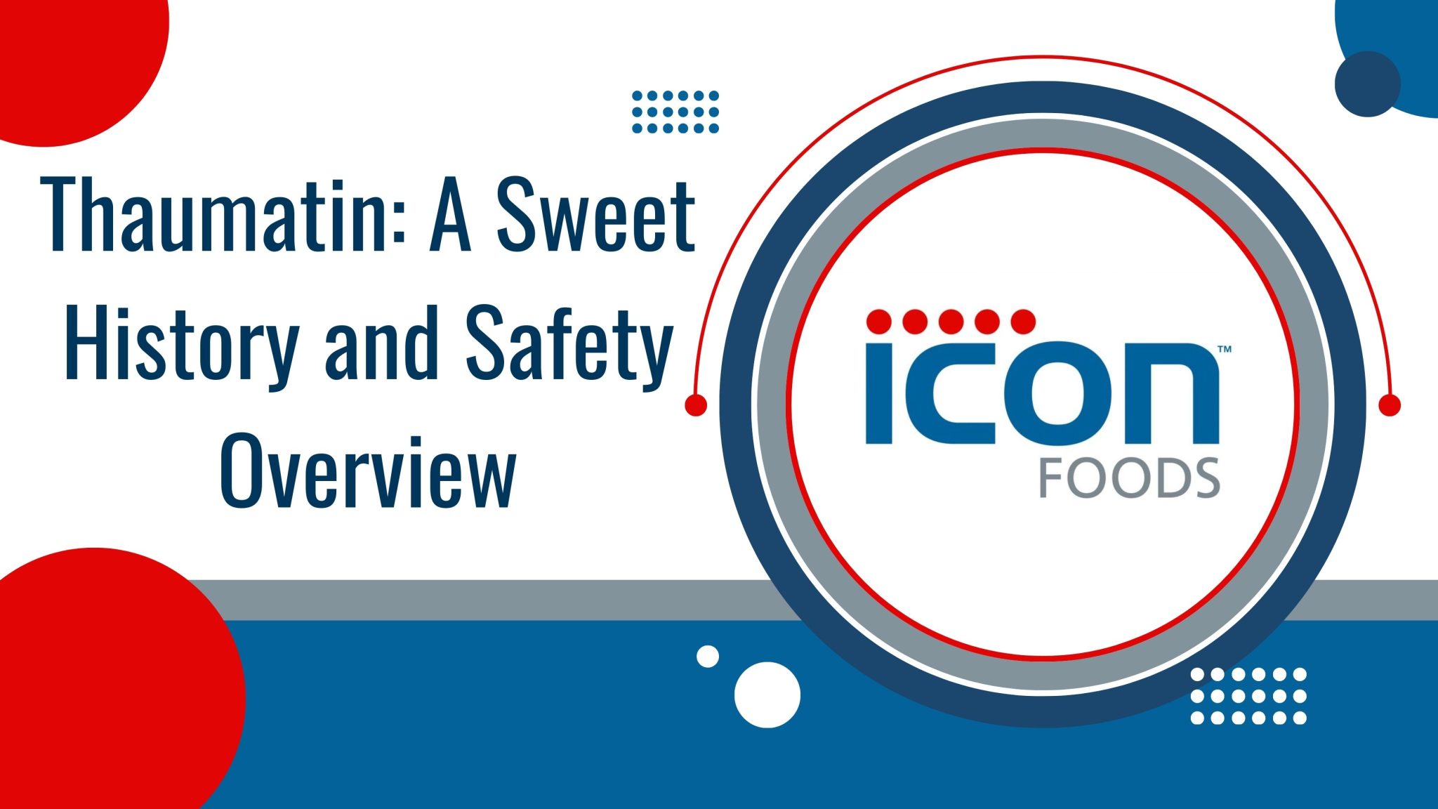 News - Find out the latest from Icon Foods and the sweetener industry